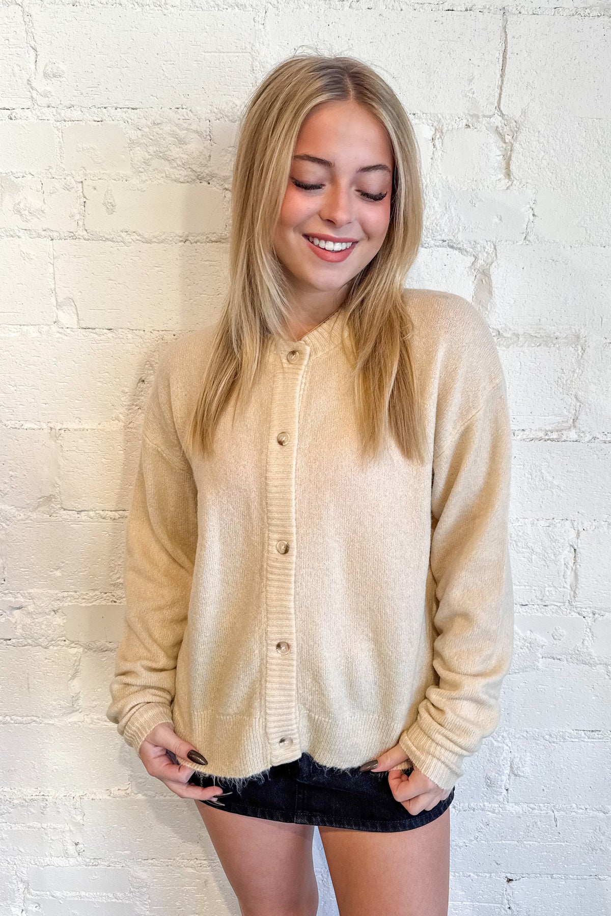 Gillian Oversized Knit Cardigan – Adeline