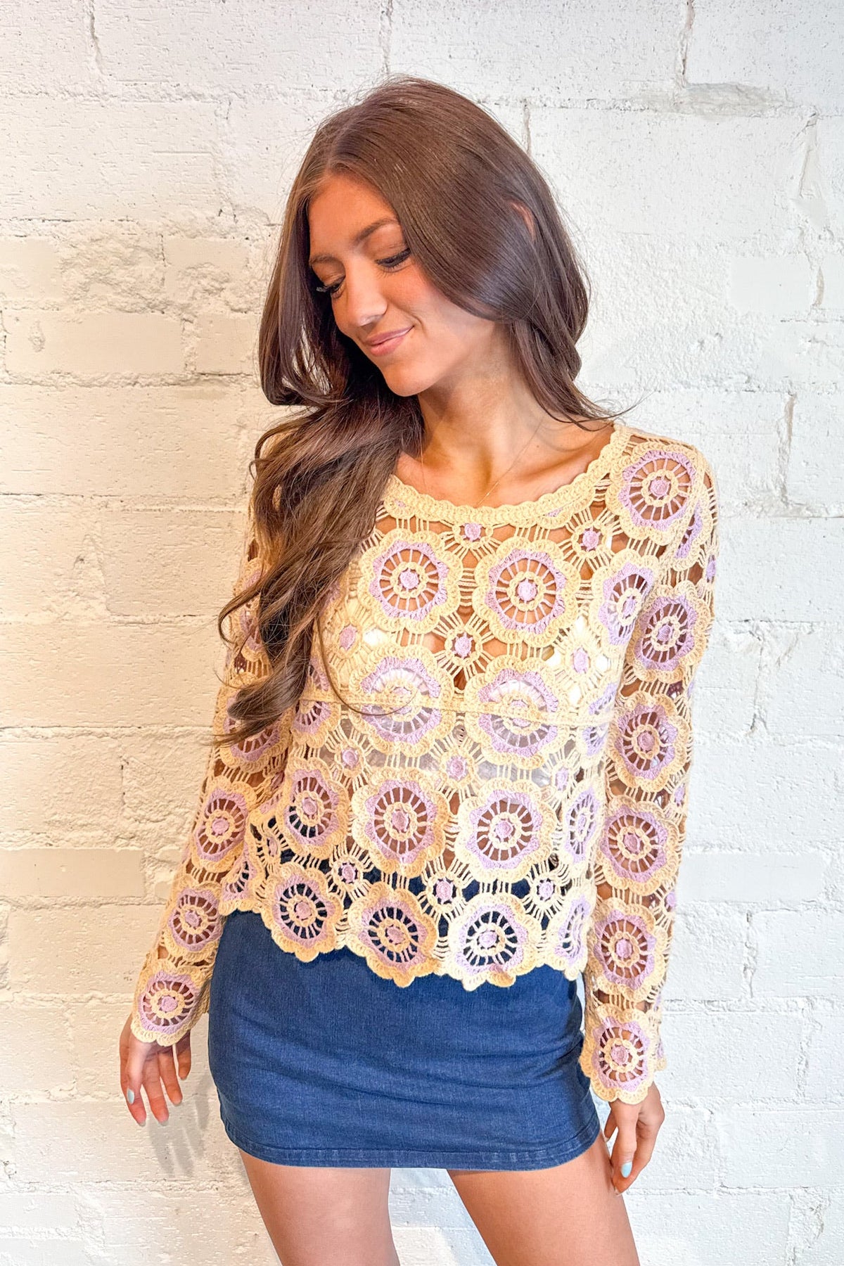 Turks & Caicos Crochet Top – Adeline